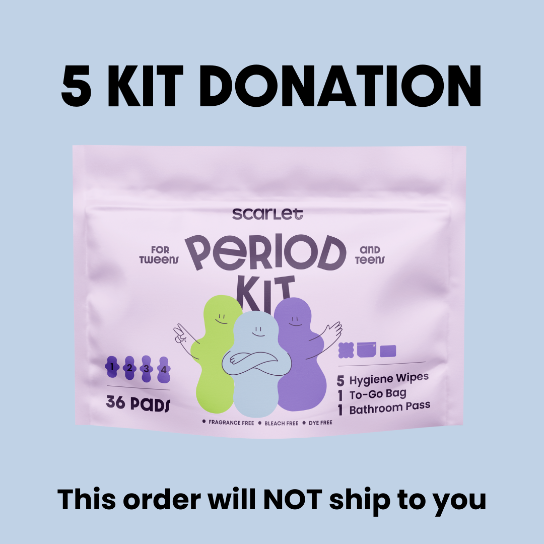 DONATION - 5 Period Kits – RedDrop Inc.